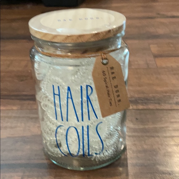 Rae Dunn | Bath | Rae Dunn Hair Coils Large Jar | Poshmark